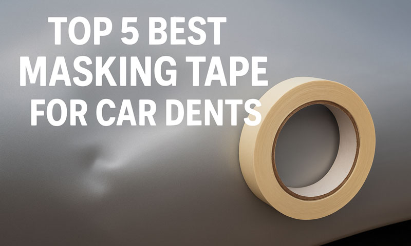 Top 5 Best Masking Tapes for Car Dents – Strong Hold & Easy Removal